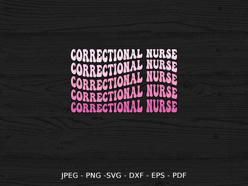 Correctional Nurse SVG Prison Nurse Svg, Png Instant Digital Download ...