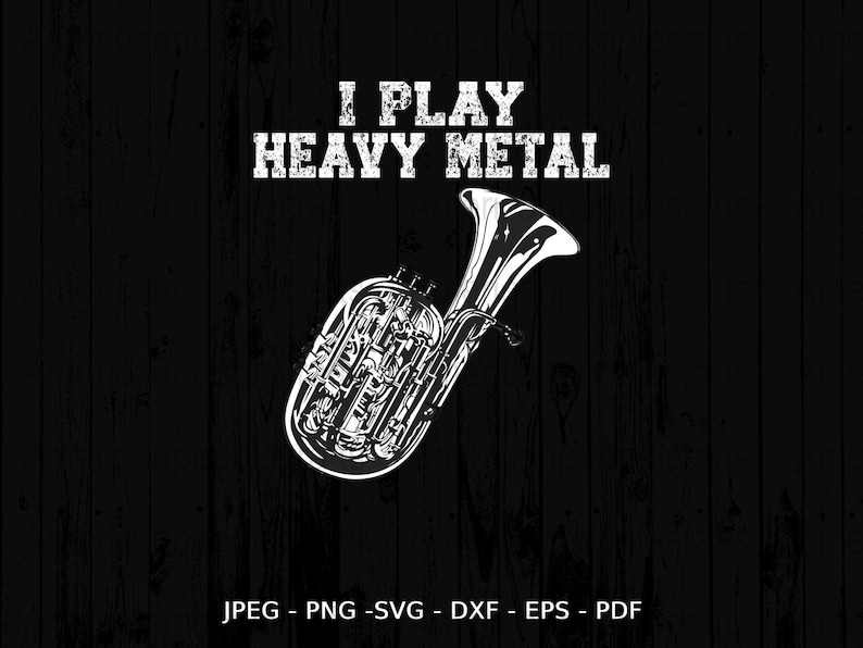 Euphonium Svg Baritone Silhouette Png - Etsy