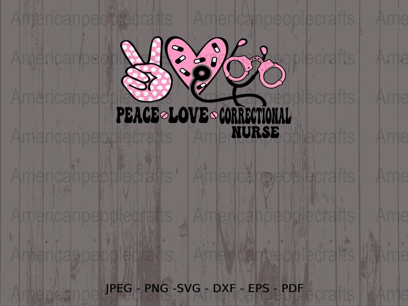 Correctional Nurse SVG Prison Nurse Svg, Png Instant Digital Download ...