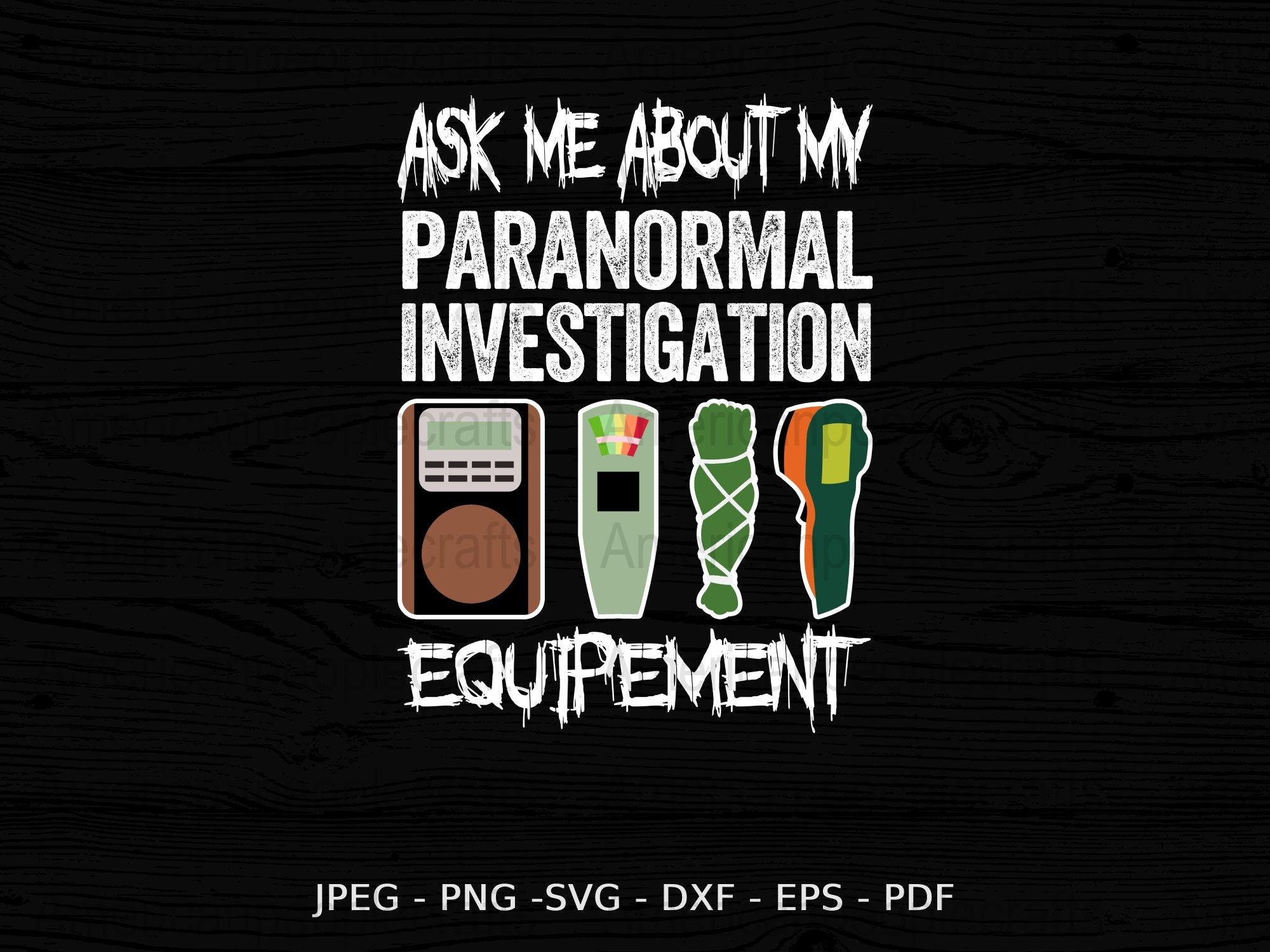 Paranormal Researcher Ghost Hunting SVG - Etsy
