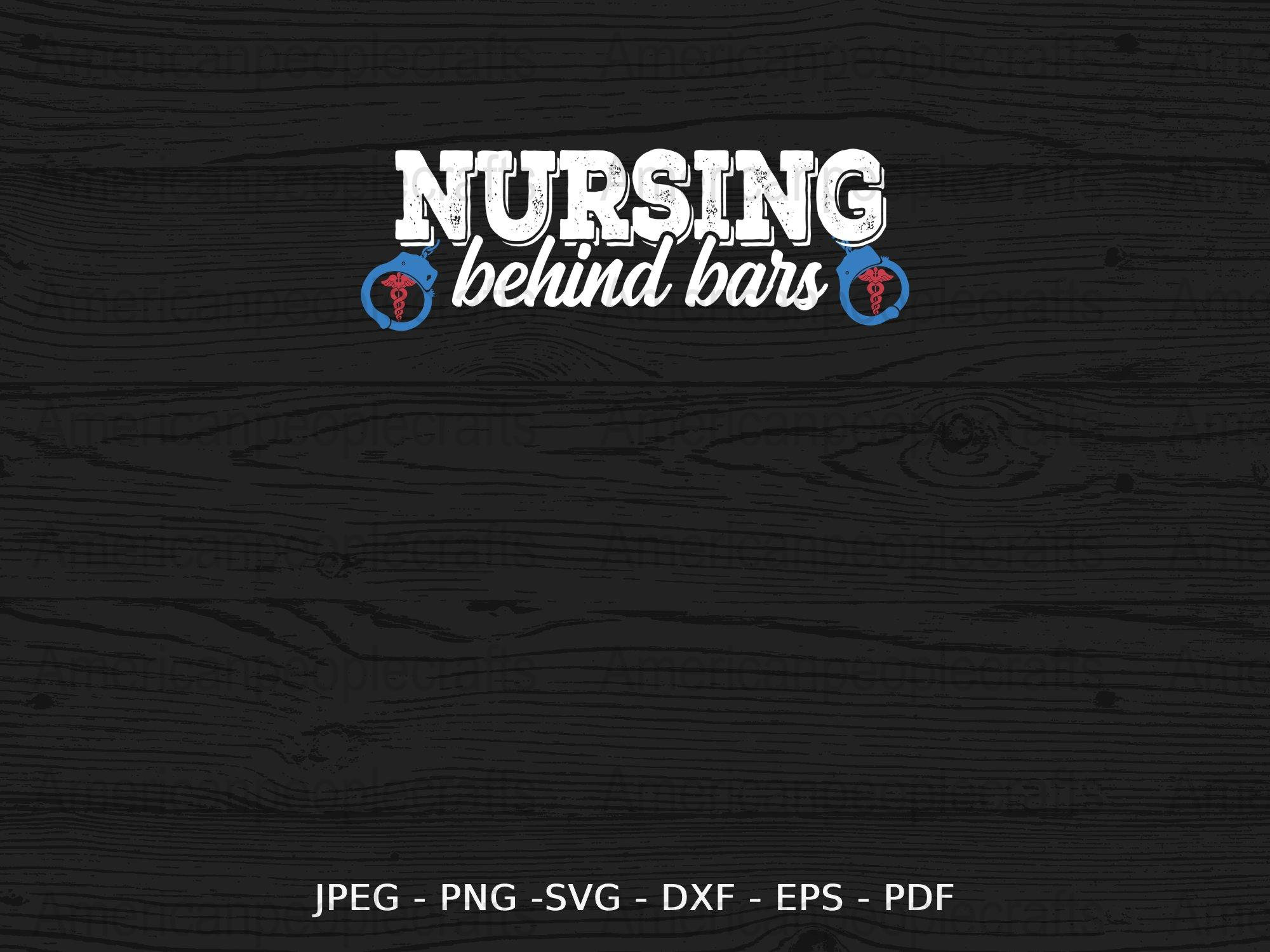 Correctional Nurse SVG Prison Nurse Svg, Png Instant Digital Download ...