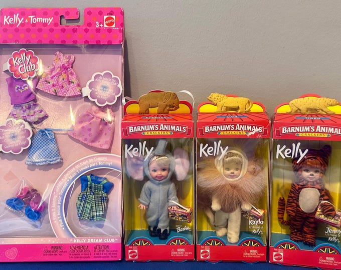 Vintage 2002 Mattel Barnum's Animals Crackers Kelly, Kayla and Jenny ...