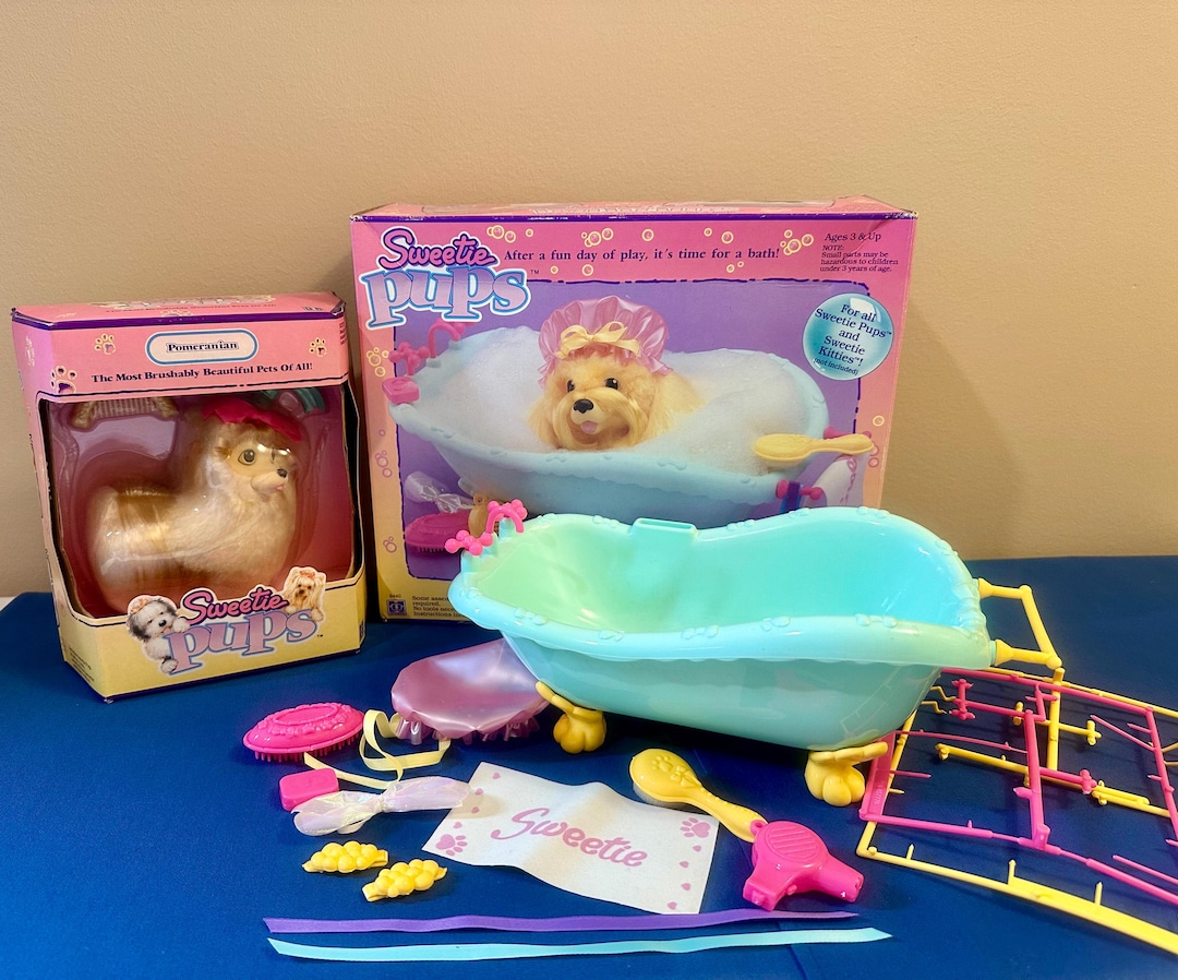 Vintage 1989 Hasbro Sweetie Pups New in Box Pomeranian No.8417 and ...