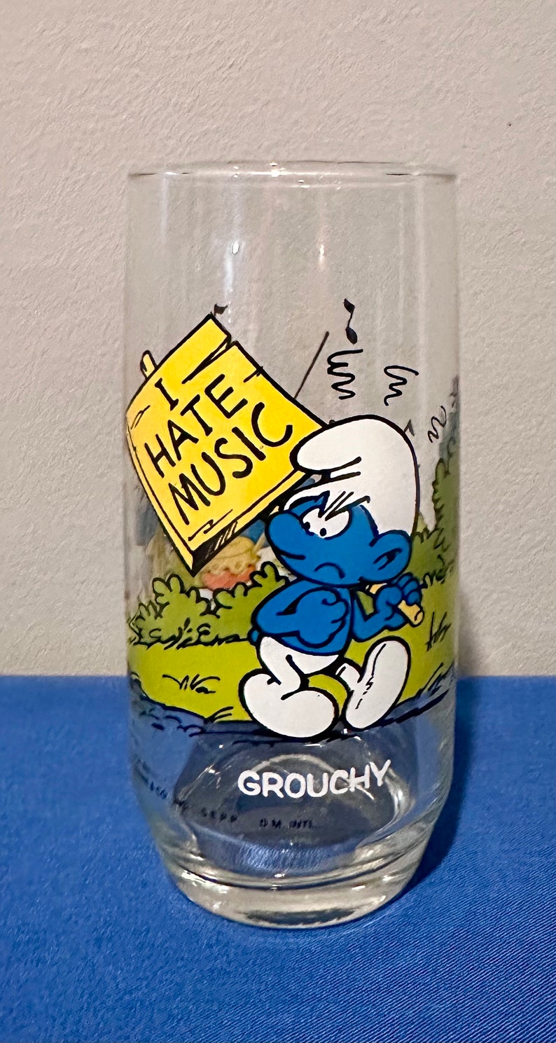 Hardee’s Vintage Limited Edition Collector’s Smurf Glasses - Etsy