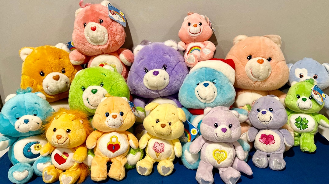 Carlton Cards/ 20th Anniversary Vintage 2002 Plush Care Bears and Care ...