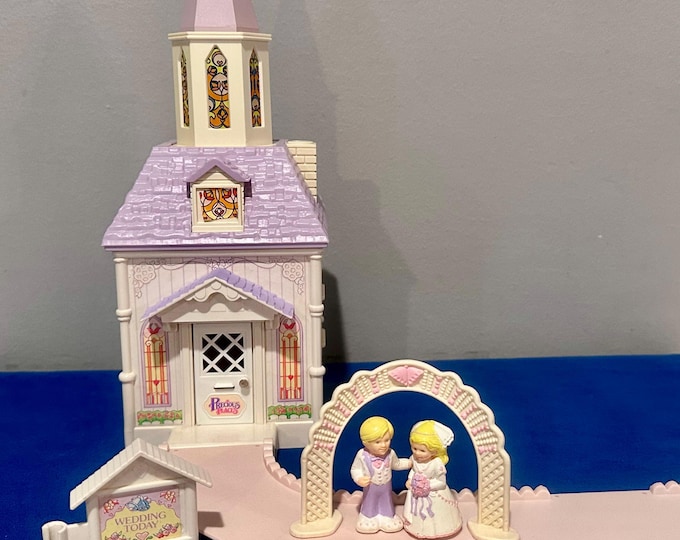 1988 Vintage Fisher-price Precious Places #5151 Silver Bells Wedding ...