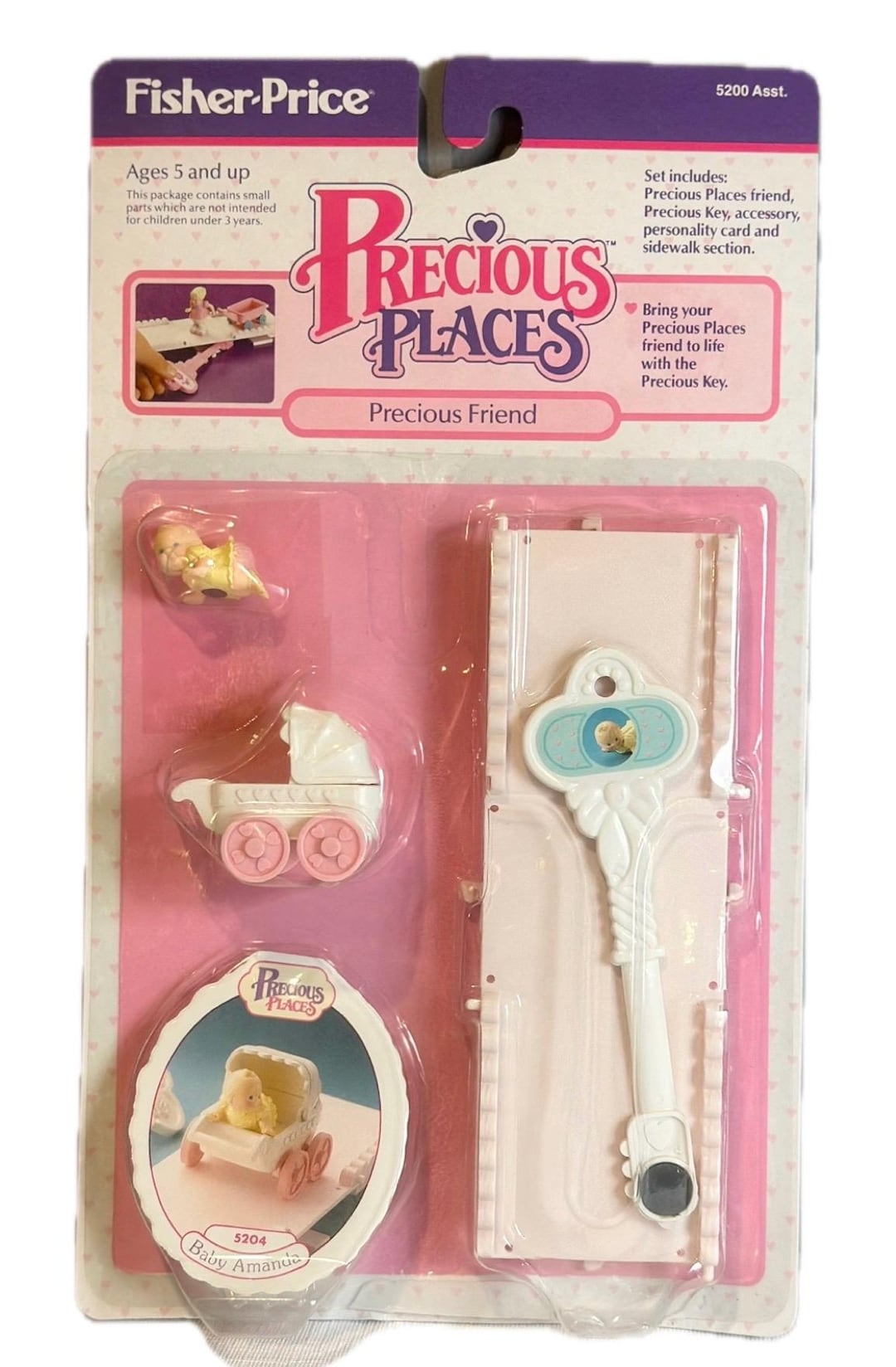 1988 Vintage Fisher-price Precious Places New in Package Baby Amanda ...