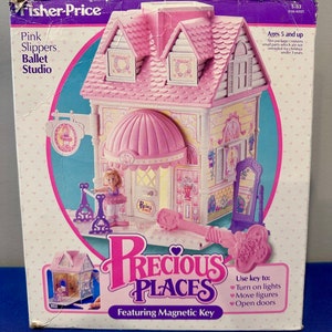 1988 Vintage Fisher-price Precious Places Complete IOB Pink Slippers Ballet Studio No.5153 - Etsy