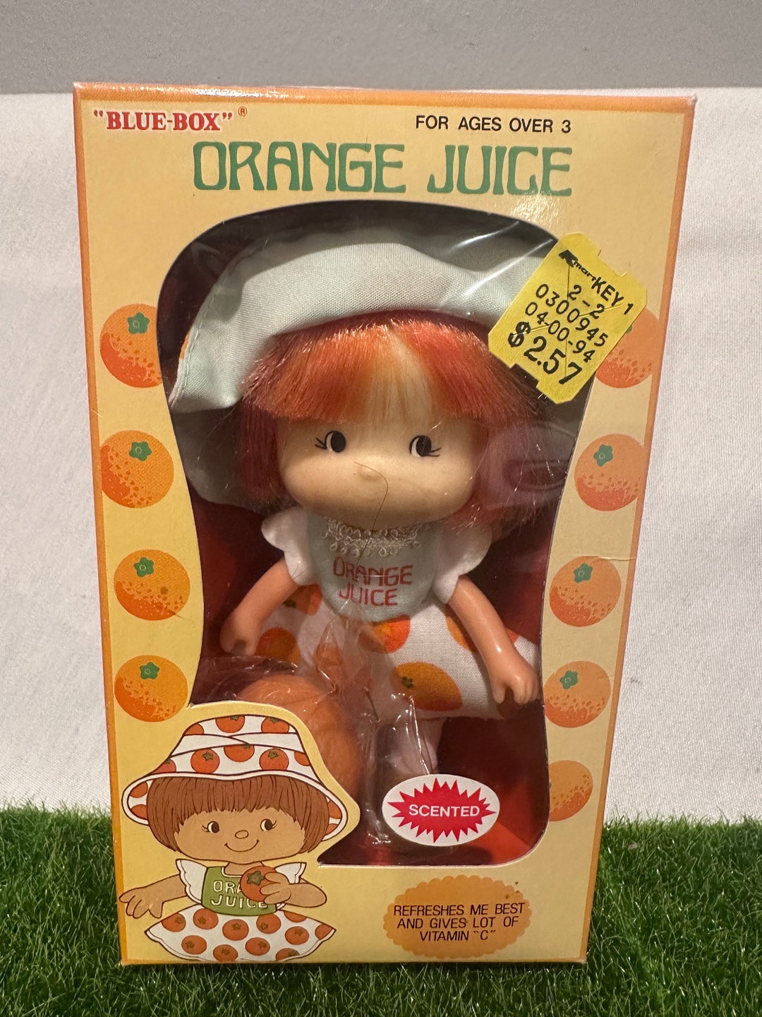 Vintage blue Box 1980 Orange Juice Doll New in Box - Etsy