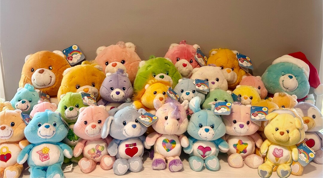 Carlton Cards/ 20th Anniversary Vintage 2002 Plush Care Bears and Care ...