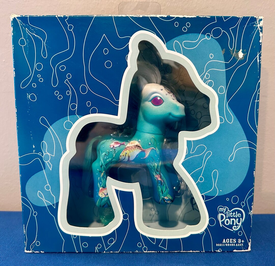 2008 My Little Pony Exclusives Art Ponies G3 under Water Pony New in ...