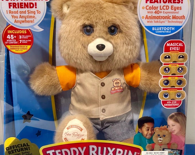 2017 Teddy Ruxpin Talking Interactive Bear SEALED New in Box - Etsy