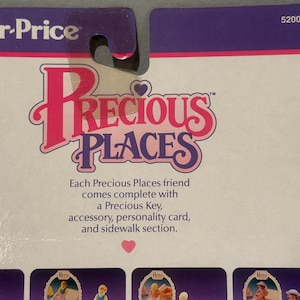 1988 Vintage Fisher-price Precious Places Complete New in Package “dad ...