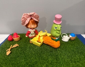 1980s Vintage Strawberry Shortcake Berry Merry Worm Toy Vehicle ...