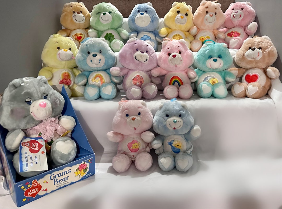 1983 13 Inch Vintage Plush Care Bears PICK YOUR - Etsy