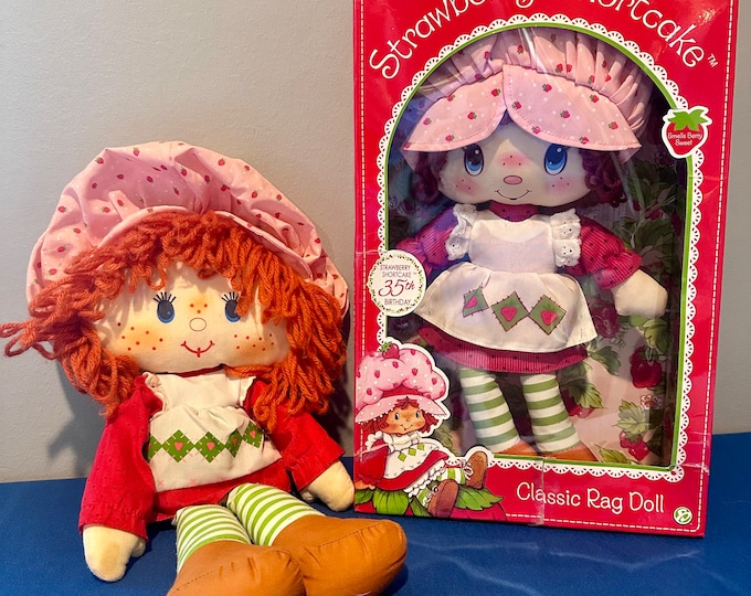 Vintage Kenner 1980s Strawberry Shortcake Ragdoll and 2015 35th ...