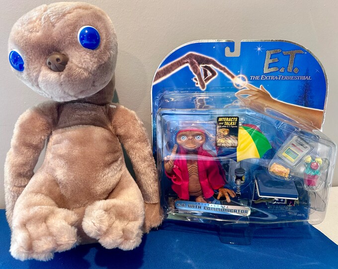 Vintage 1982 20th Showtime 12 Inch Plush E.T./ 2001 Toys R Us Exclusive ...