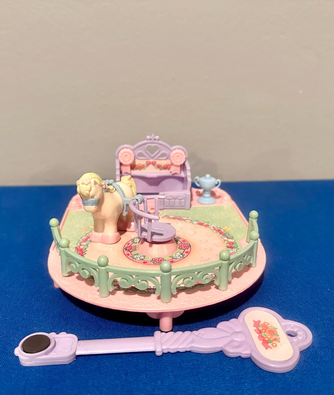 1989 Vintage Fisher-price Precious Places #5189 Prancing Pony Show Ring Complete - Etsy