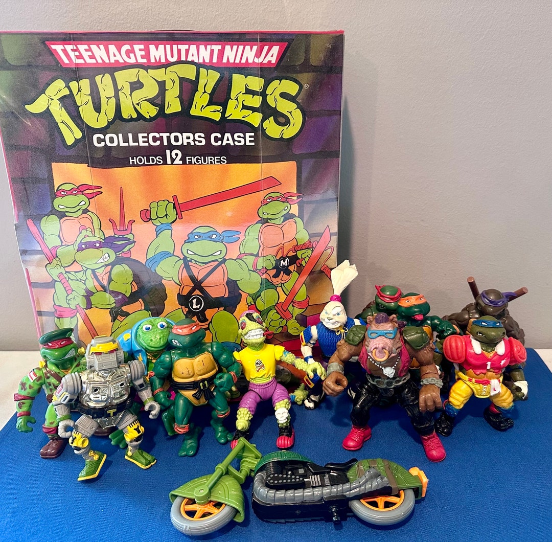 11 Vintage 1980s-90s TMNT With 1988 Collectors Case - Etsy