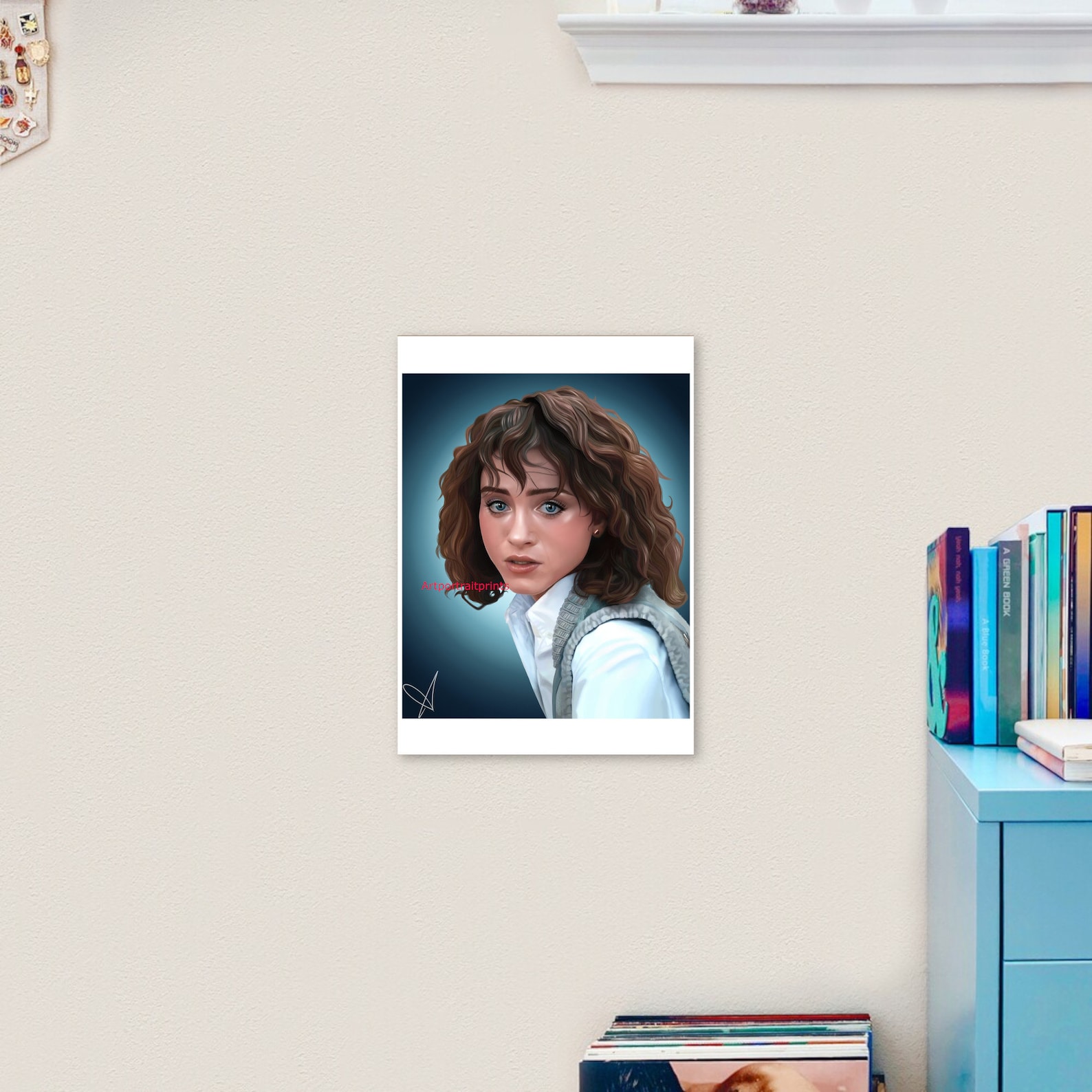 Nancy Wheeler From Stranger Things (natalia Dyer) Original Fanart Print ...
