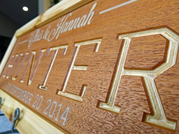 Personalized Couples Wood Wedding Sign - Etsy
