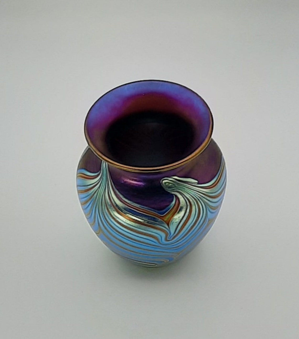 Okra Glass Vase Dave Barras - Etsy