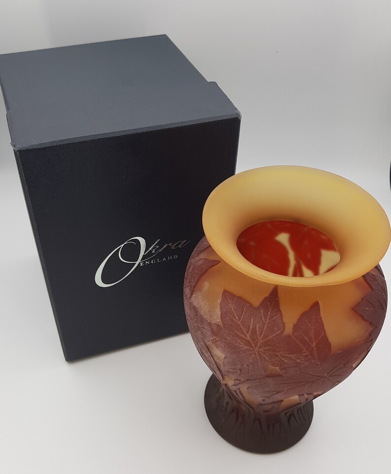 Okra Glass Vase - Etsy
