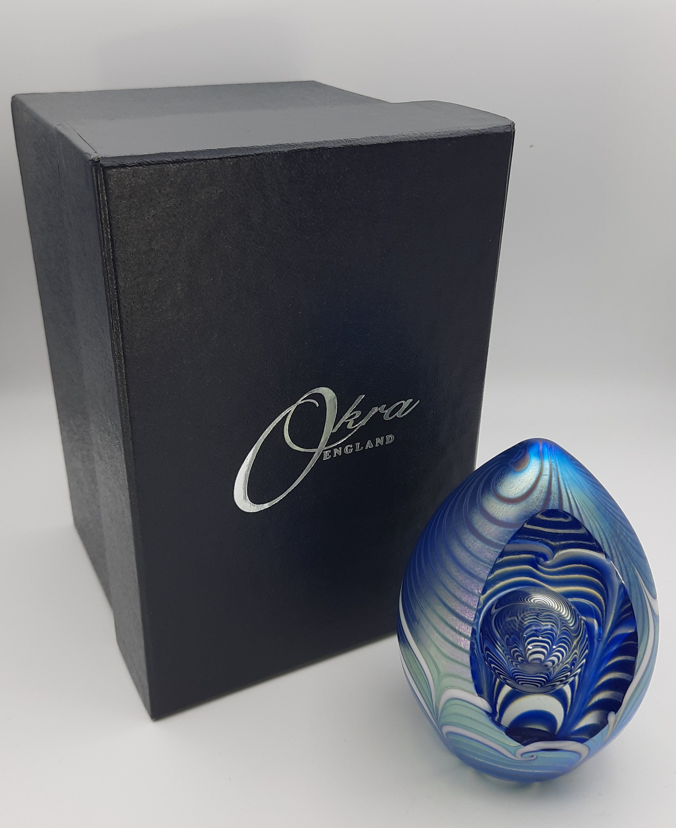 Okra Glass Paperweight - Rare Find - Etsy
