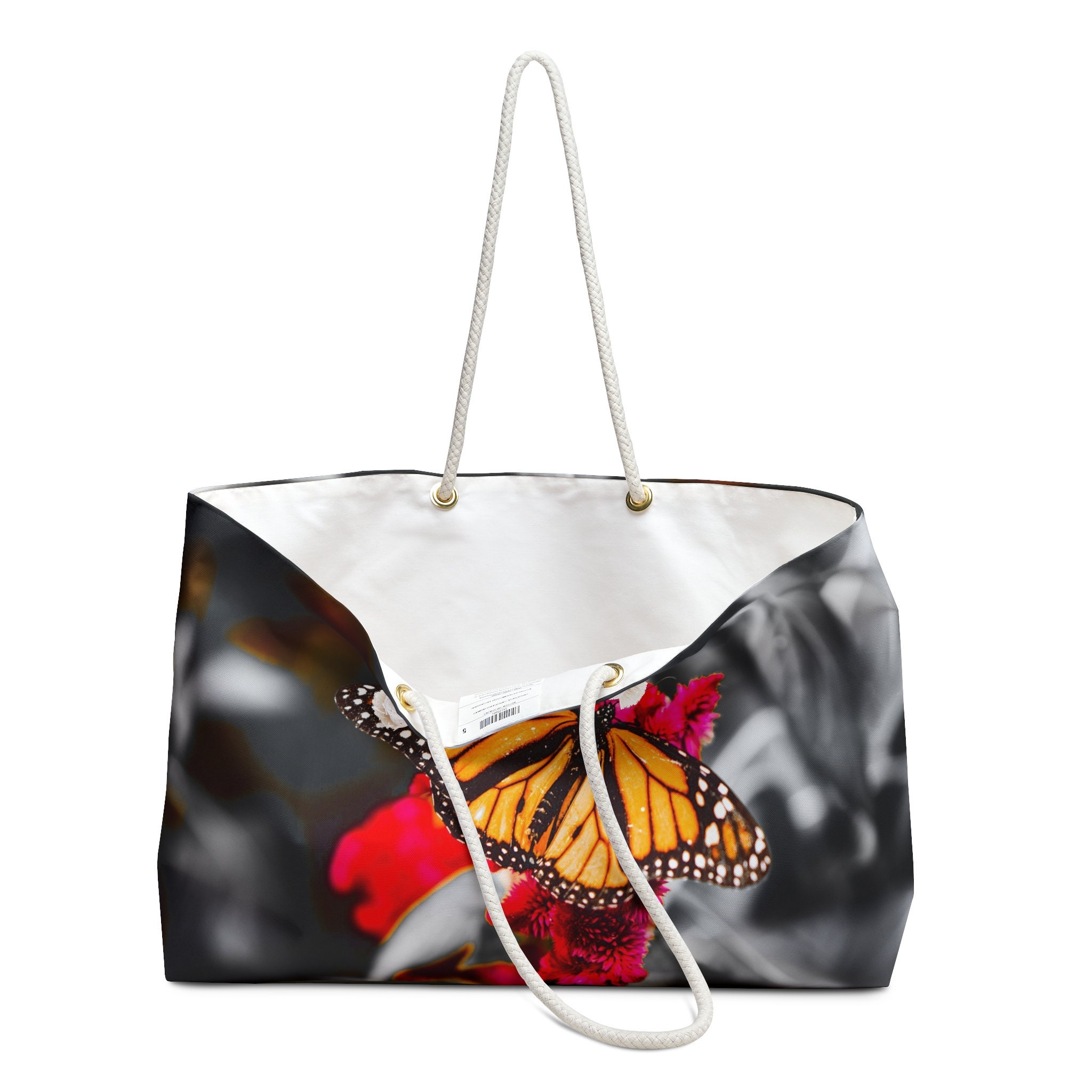 Monarch Butterfly Weekender Bag, Spacious Travel Bag, Lightweight Bag ...