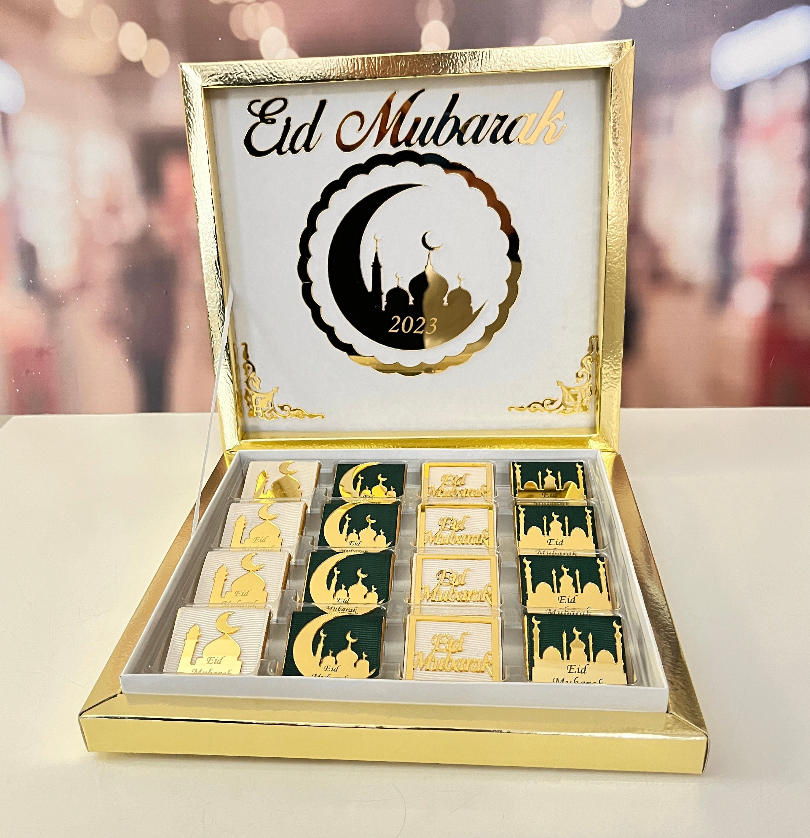 Ramadan Mubarak ,eid Al Adha and Ramadan Eid Chocolate, İslamic Favor ...