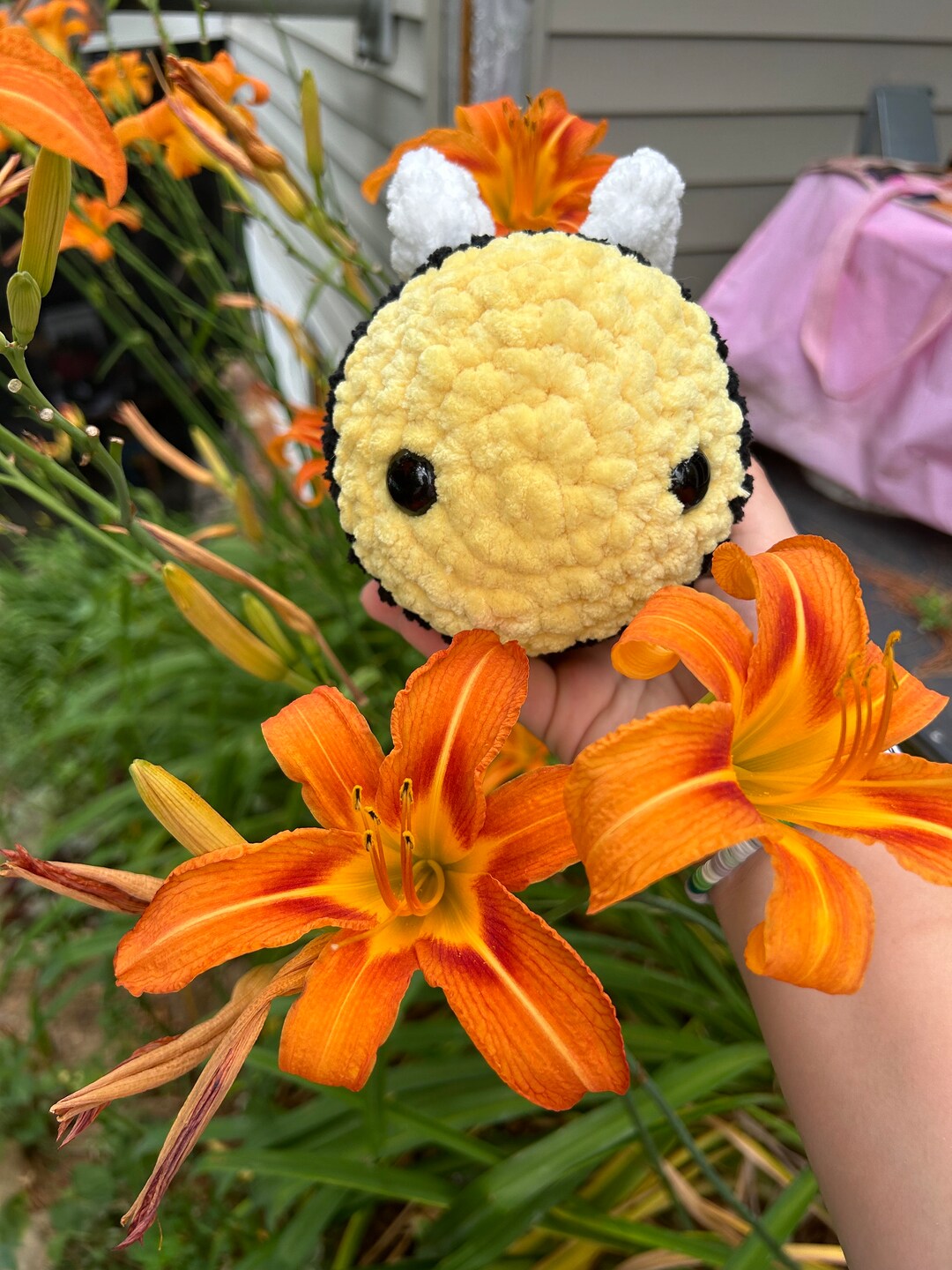 Jumbo Crochet Bee - Etsy