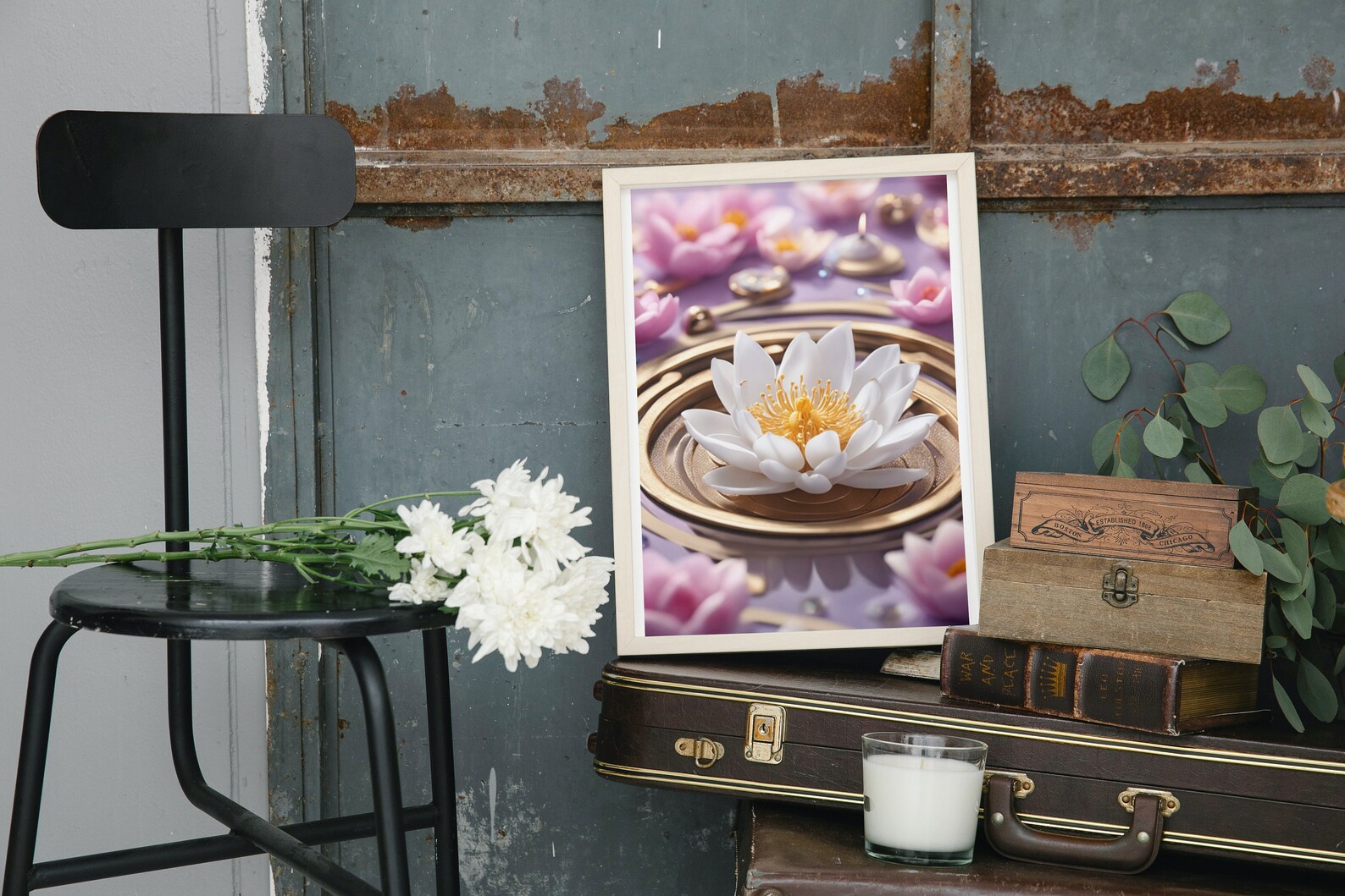 Wall Decoration, A4 Format, Digital Print, Visualization, Mantras ...