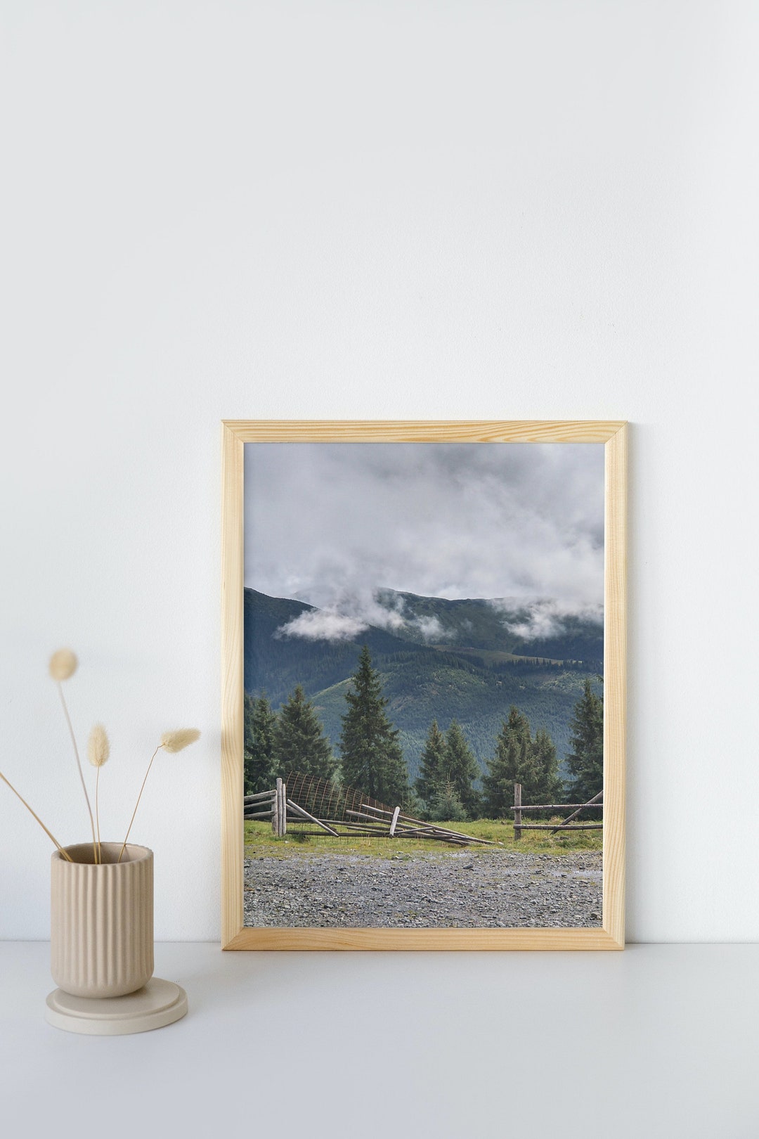 Nature, Mountains, Forest, Digital Download, A4 Format, Beautiful and ...