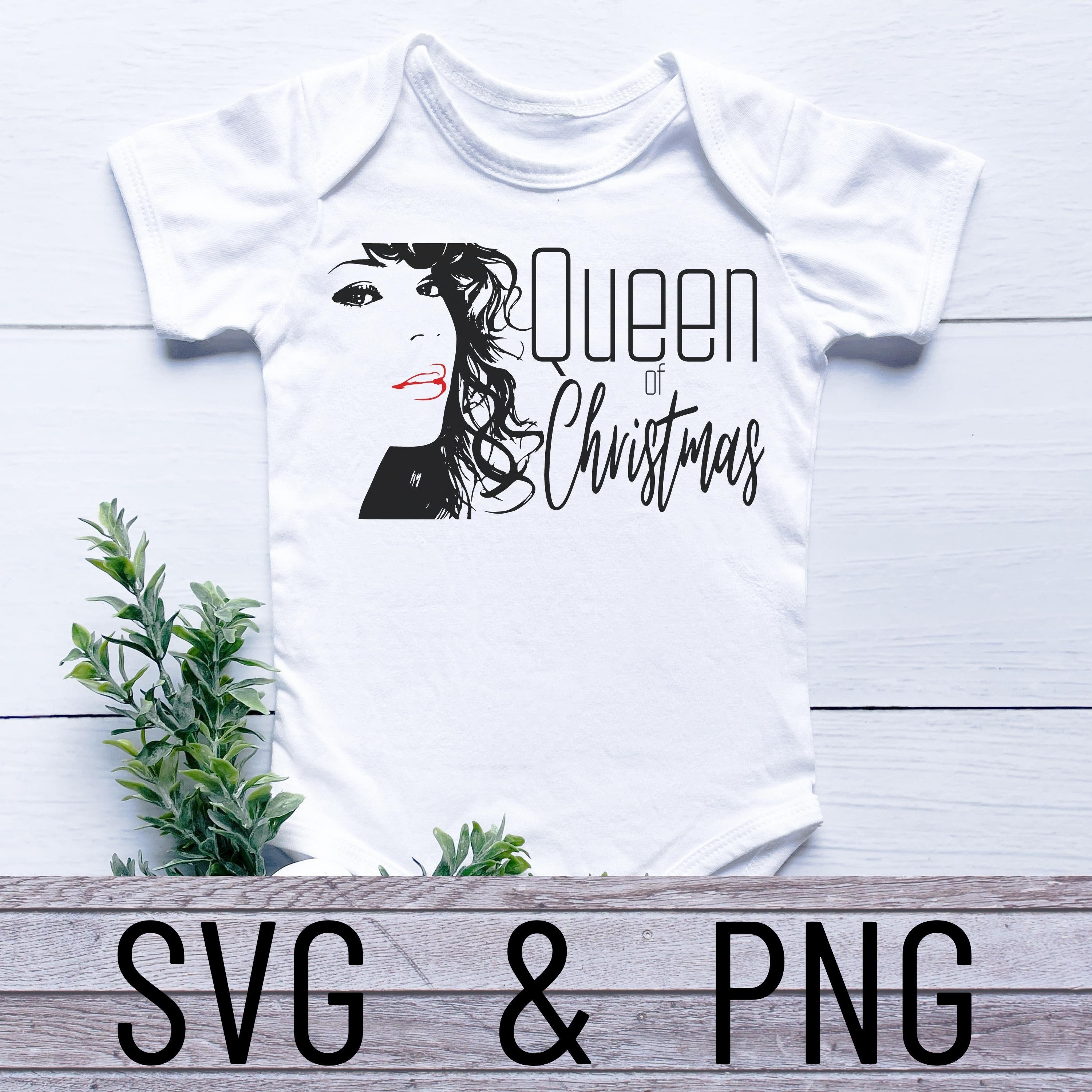 Mariah Carey Queen of Christmas SVG PNG, Mariah Carey T-shirt, Queen of ...