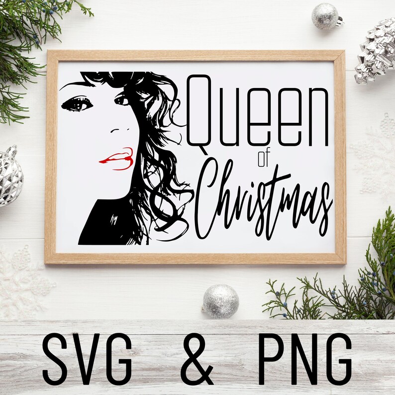 Mariah Carey Queen of Christmas SVG PNG Mariah Carey T-shirt - Etsy