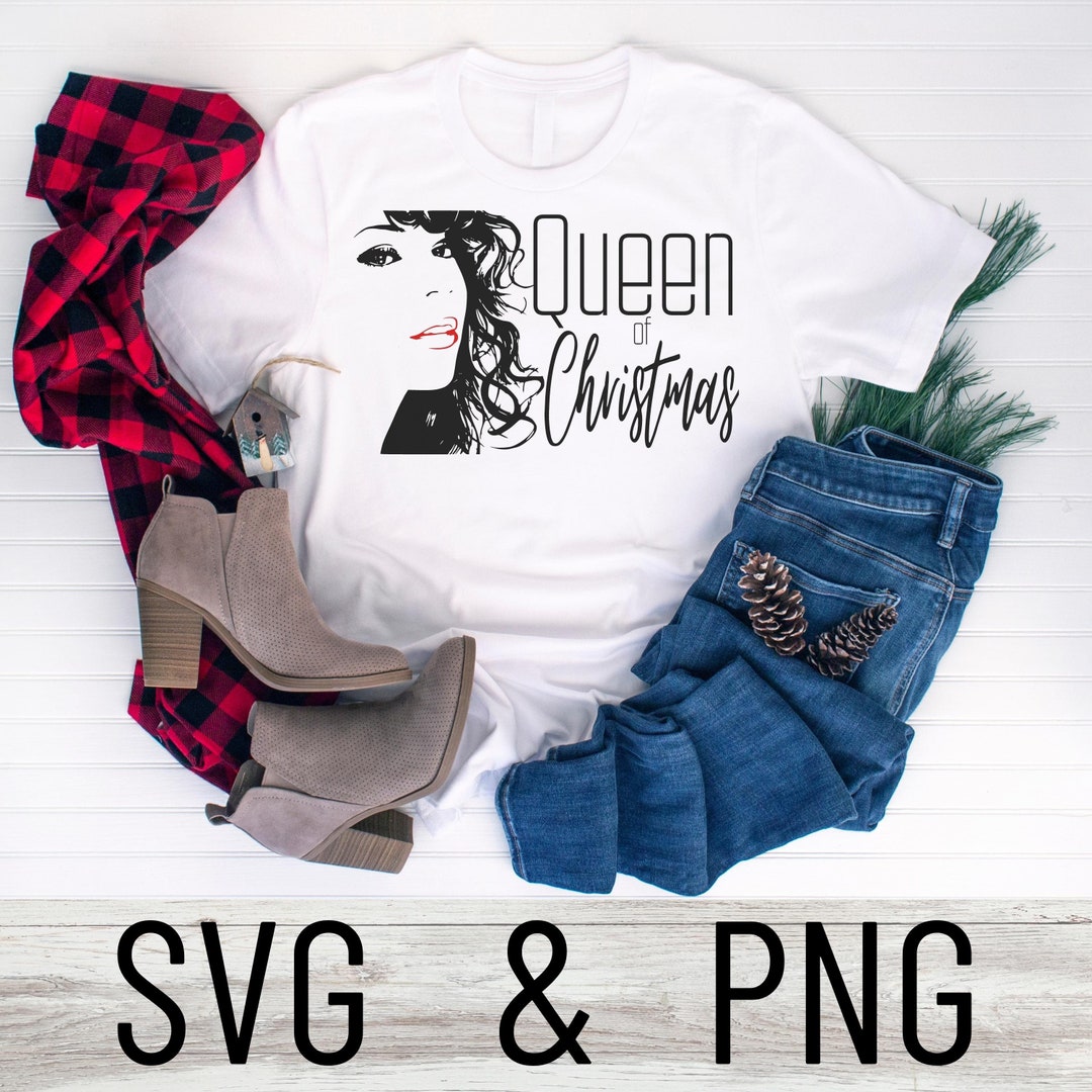 Mariah Carey Queen of Christmas SVG PNG, Mariah Carey T-shirt, Queen of ...
