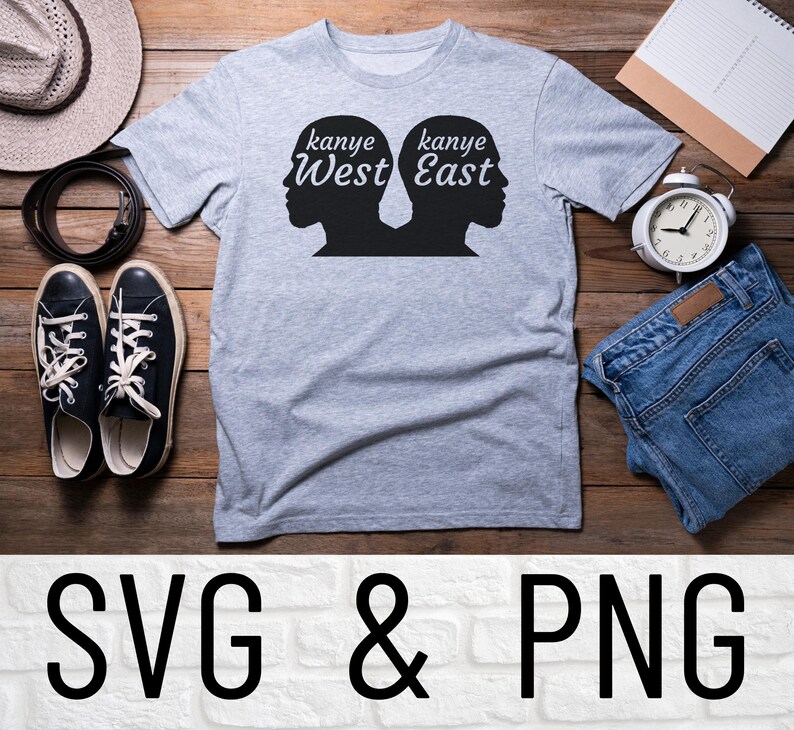 Kanye West Kanye East SVG PNG, Kanye Sticker, Kanye Bumper Sticker ...