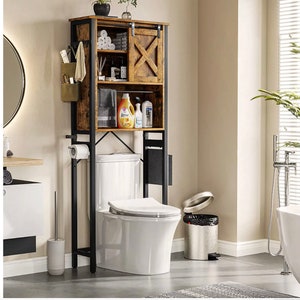 Rustic Over the Toilet Cabinet - Etsy