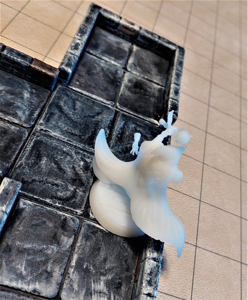 Wizard Miniaturemale/3d Printed/dark Wizard - Etsy