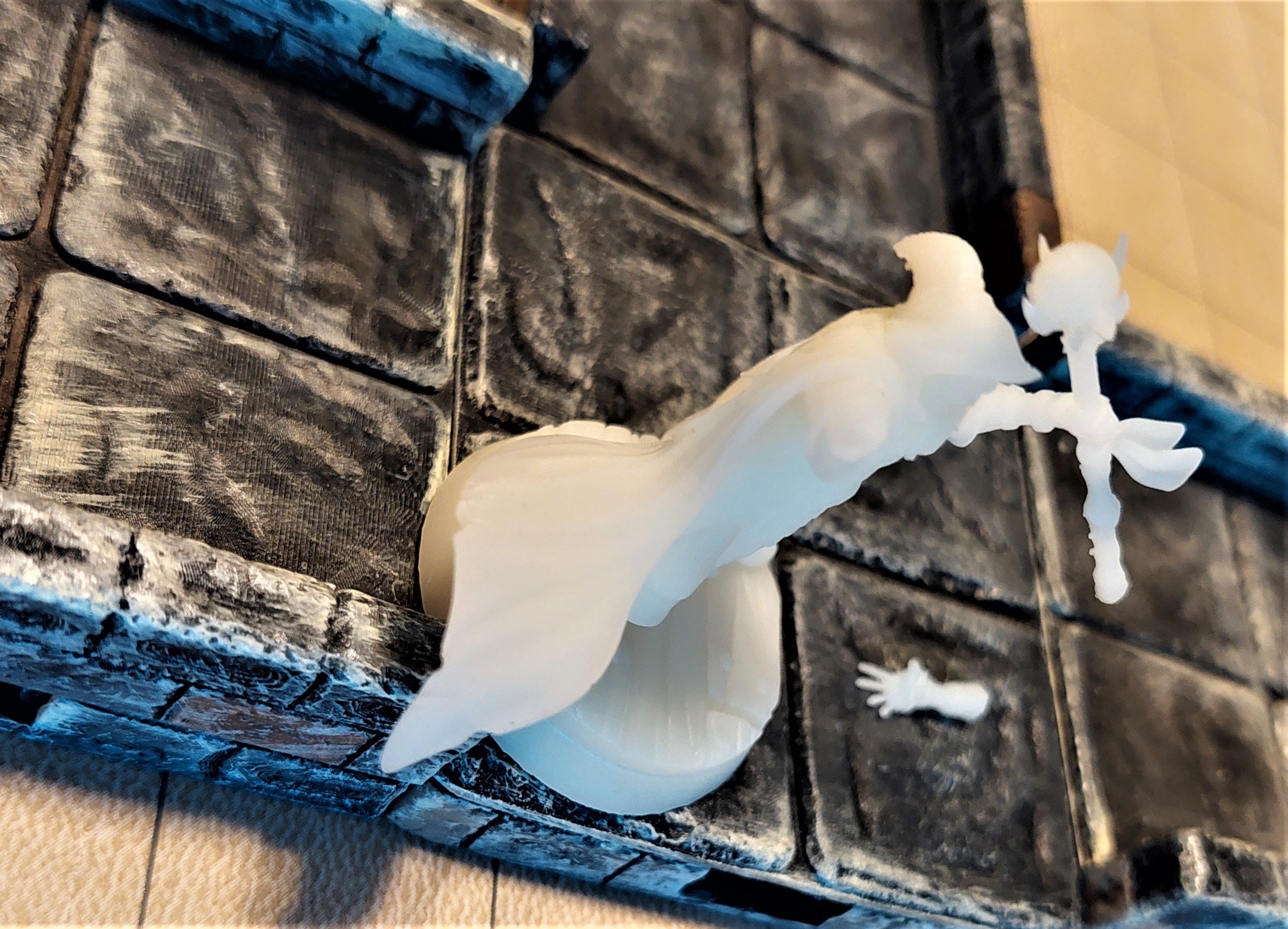 Wizard Miniature(male)/3d Printed/dark Wizard - Etsy