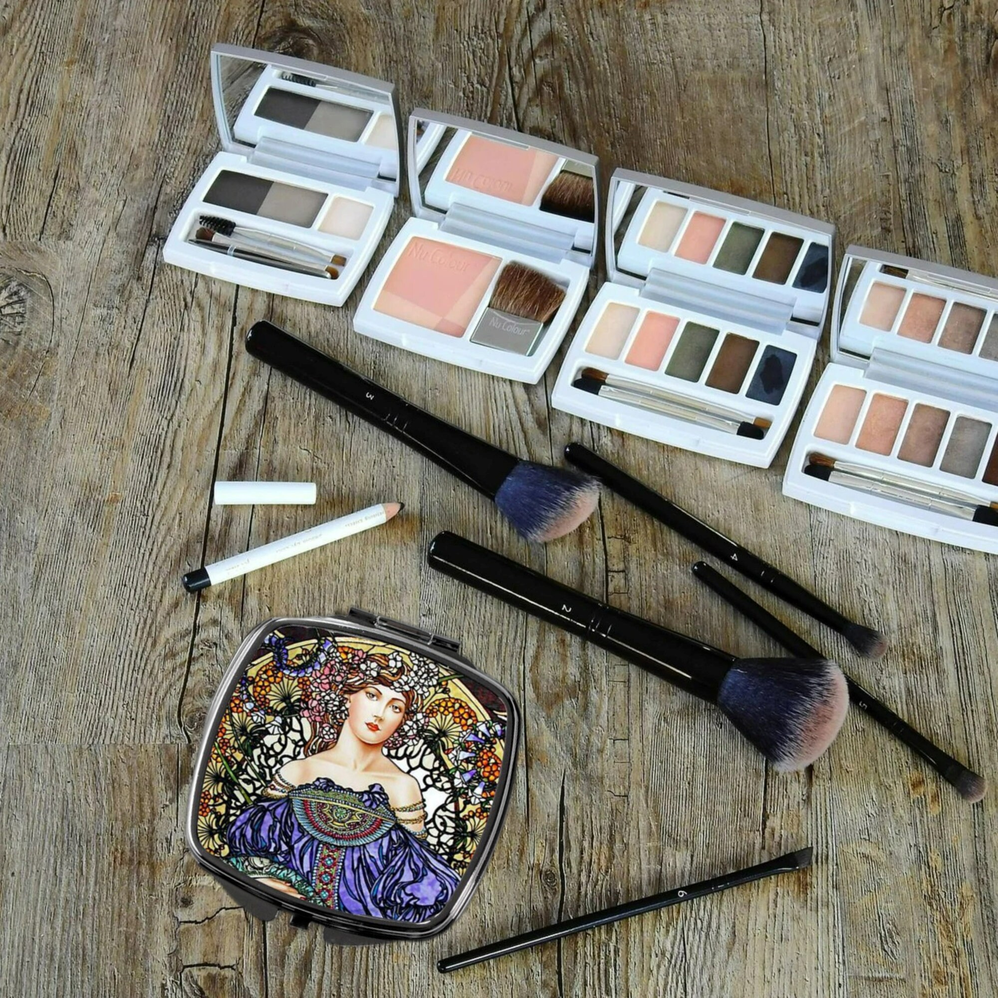 Alphonse Mucha Compact Mirror, Daydream Art Nouveau Pocket Mirror, Past ...