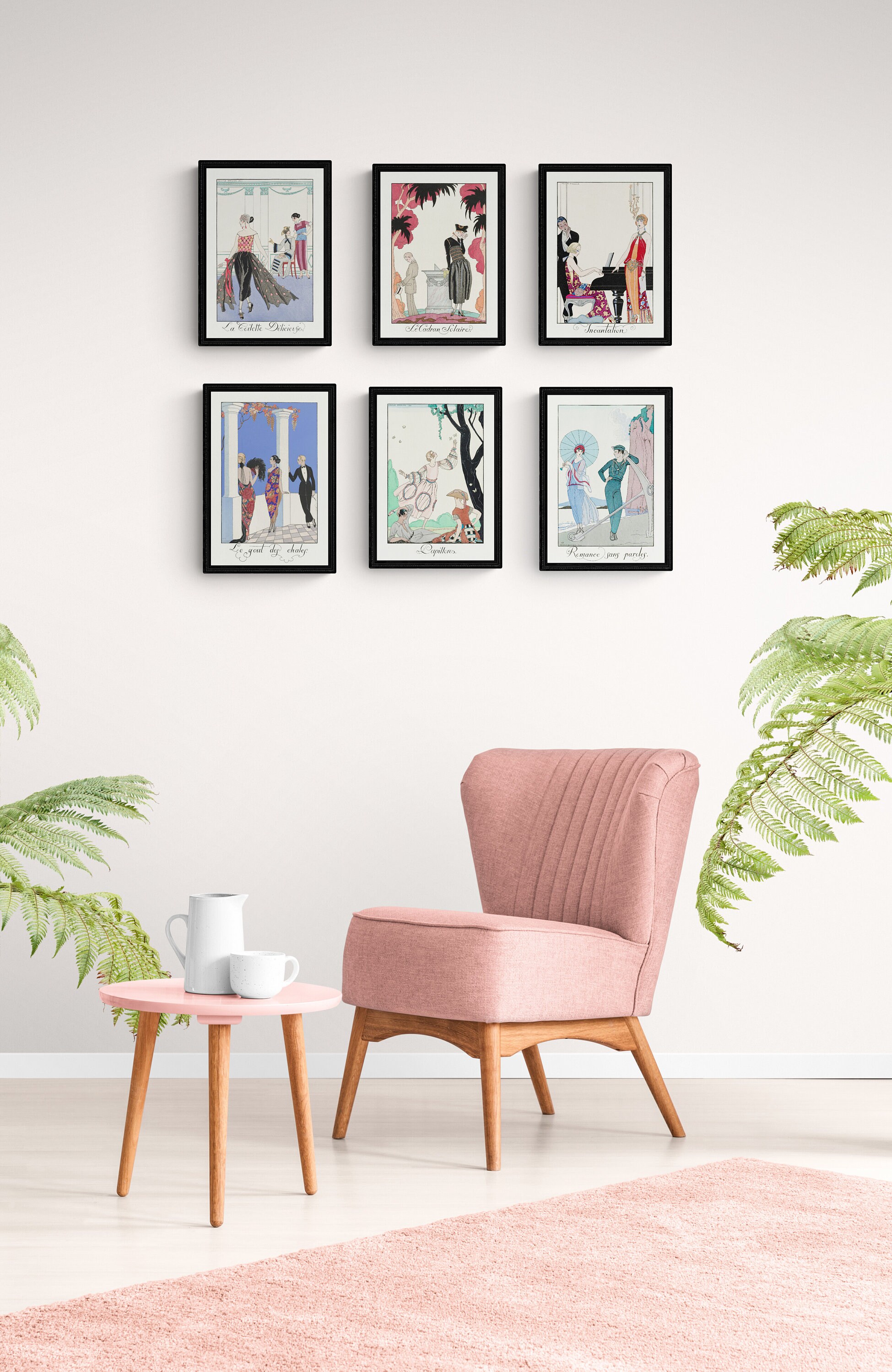 1920s Art Deco Posters, 6 Vintage Fashion Prints, DIGITAL DOWNLOAD, A4 ...