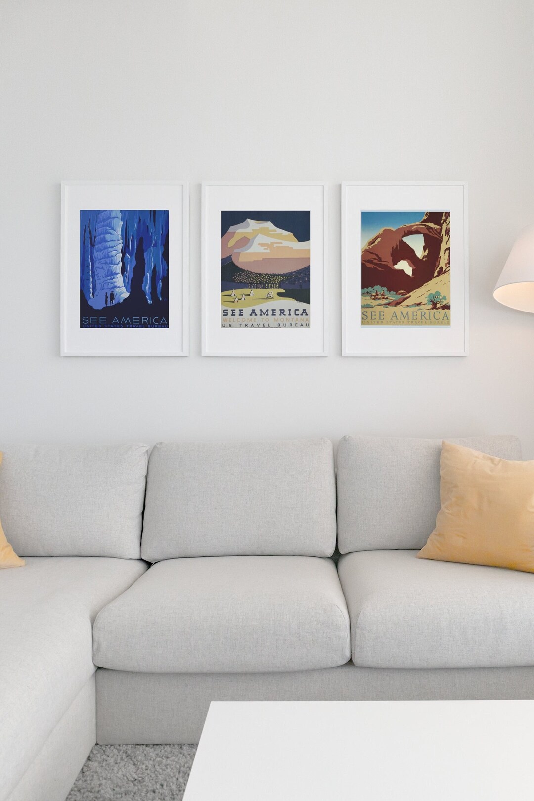 Vintage National Park Travel Posters, Set of 3 (digital Download ...