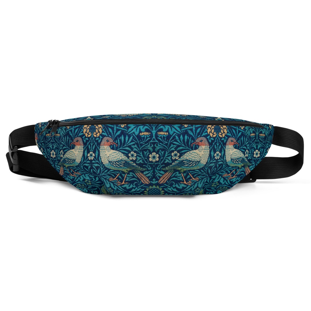 William Morris Birds Bum Bag for Women, Vintage Fanny Pack, Small ...