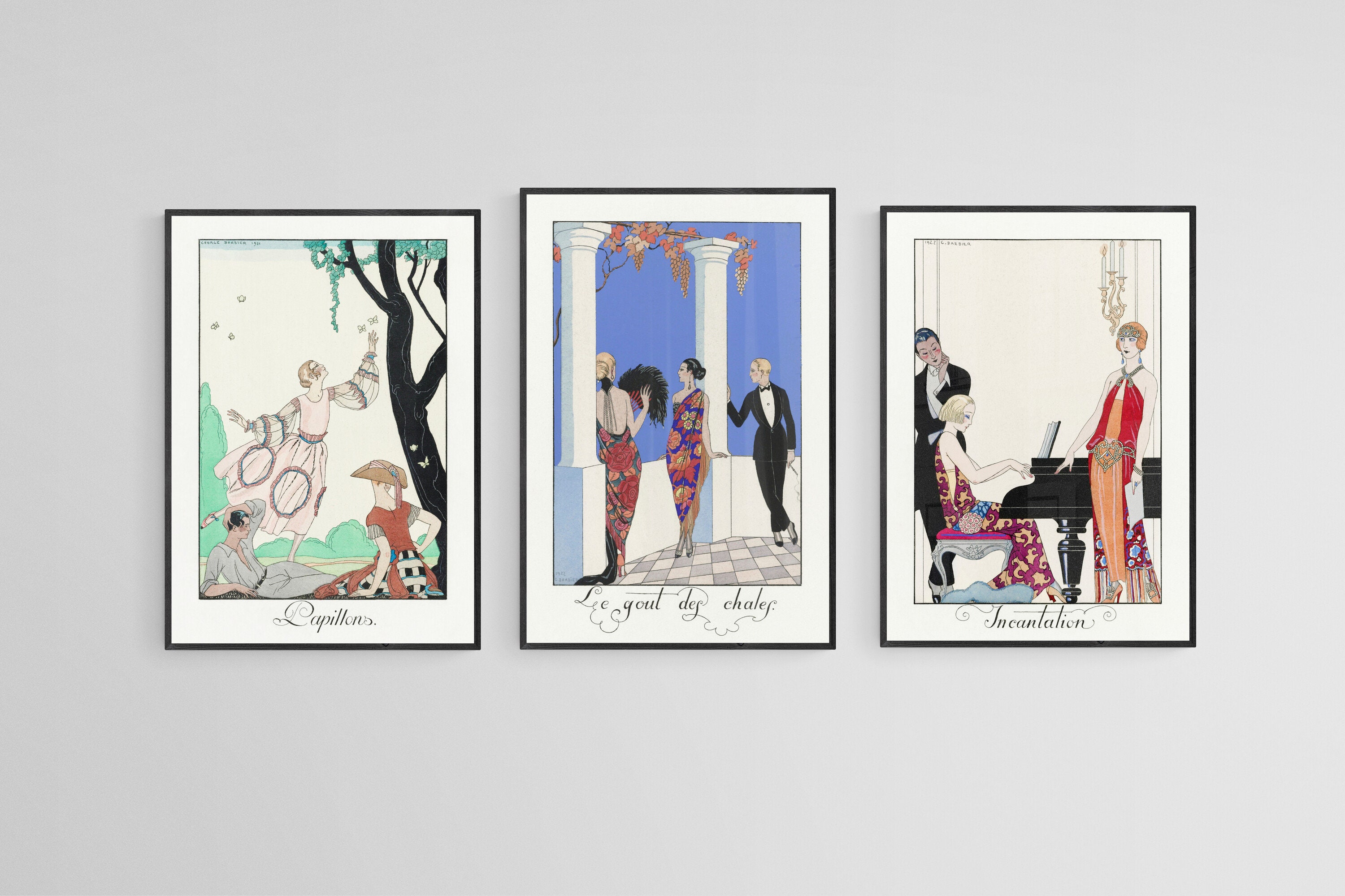 1920s Art Deco Posters, 6 Vintage Fashion Prints, DIGITAL DOWNLOAD, A4 ...