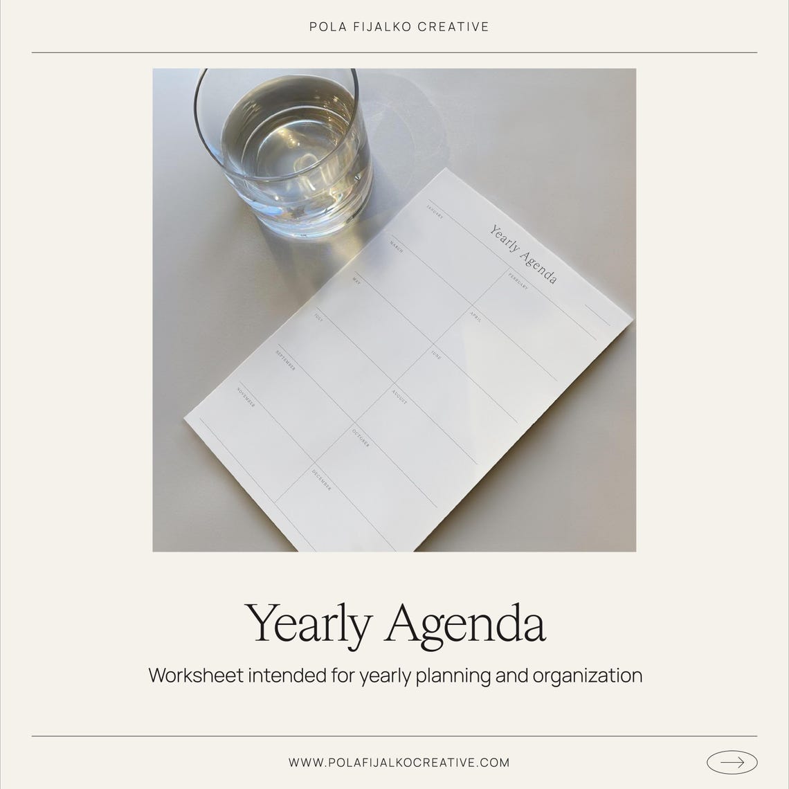 Yearly Agenda (worksheet Intended for Yearly Planning and Organization ...