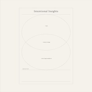 Intentional Insights (worksheet Intended for Self-discovery and Goal ...
