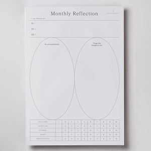 Monthly Reflection (worksheet Intended for Monthly Reflection and and ...