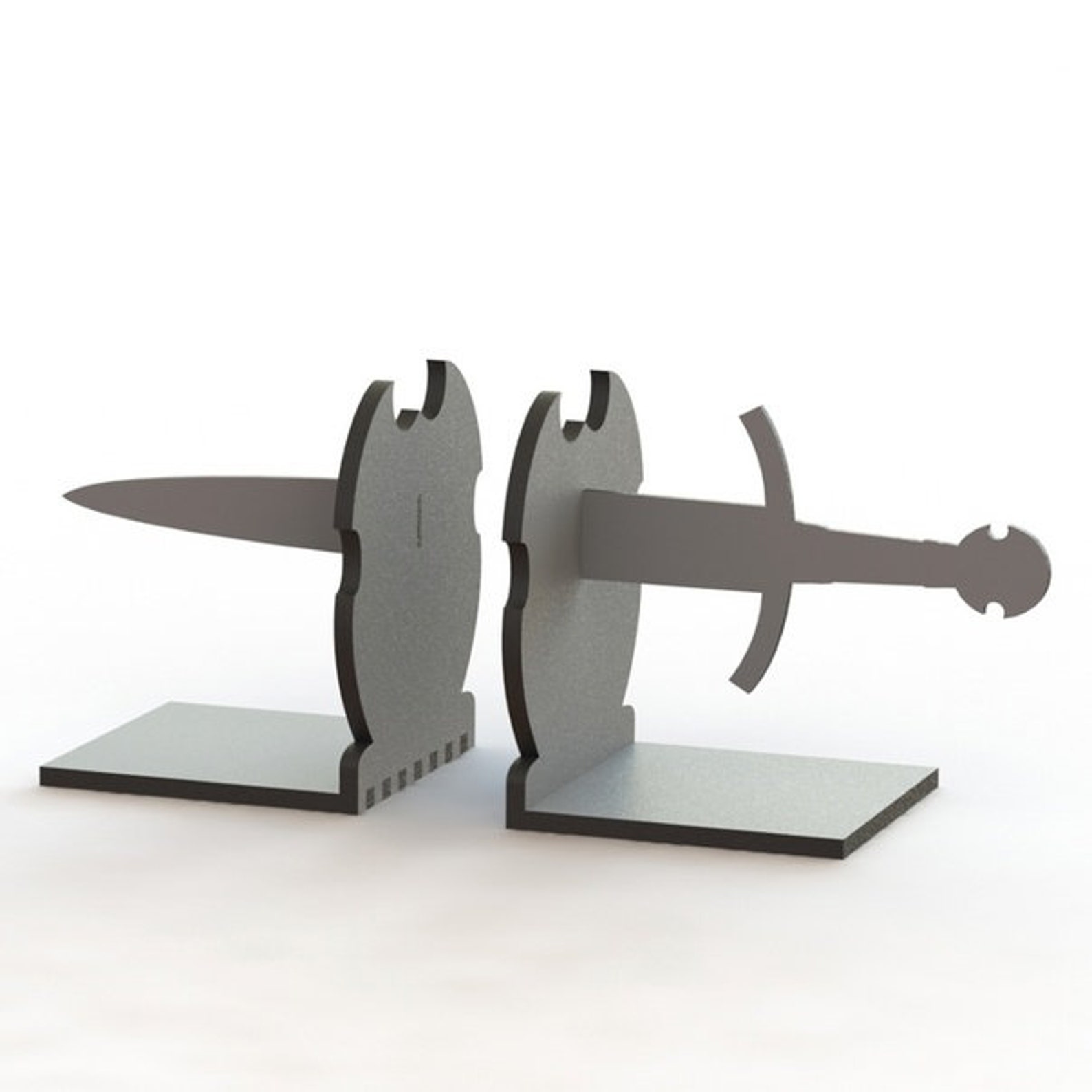 SVG 4 Design 3D of Bookends Organiser Halloween Laser Cut Files Book ...