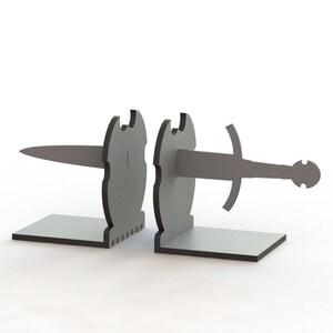 SVG 4 Design 3D of Bookends Organiser Halloween Laser Cut Files Book ...